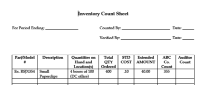 countsheet - DiscoverAudit.org – Discover a Career in Public Company ...